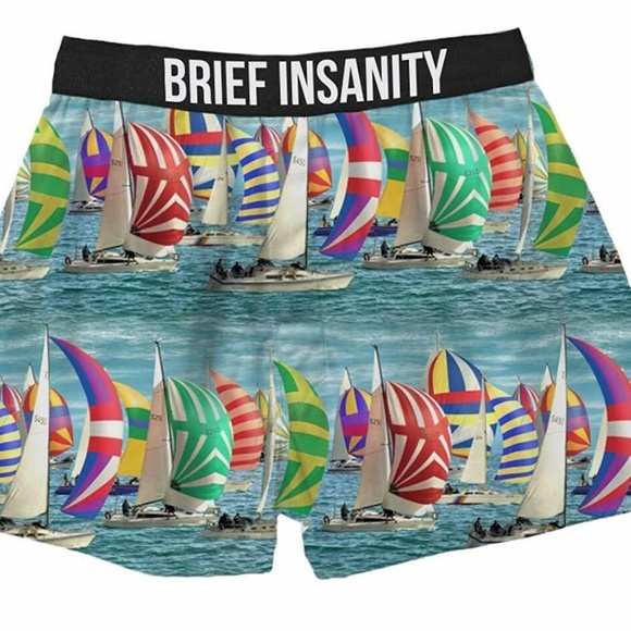 Brief Insanity | Underwear & Socks | Brief Insanity Sailboat Boxers ...